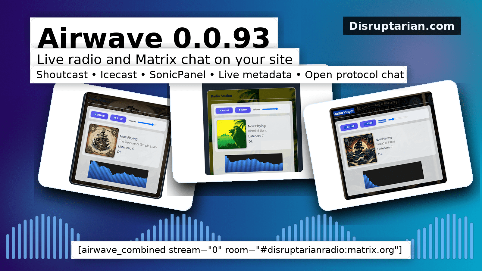 Airwave 0.0.93: stream your station, run your own chat, and stop asking ...